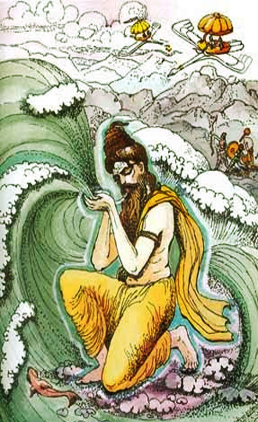 Sage Agastya drunks the sea in three palms – Sagar World Blog