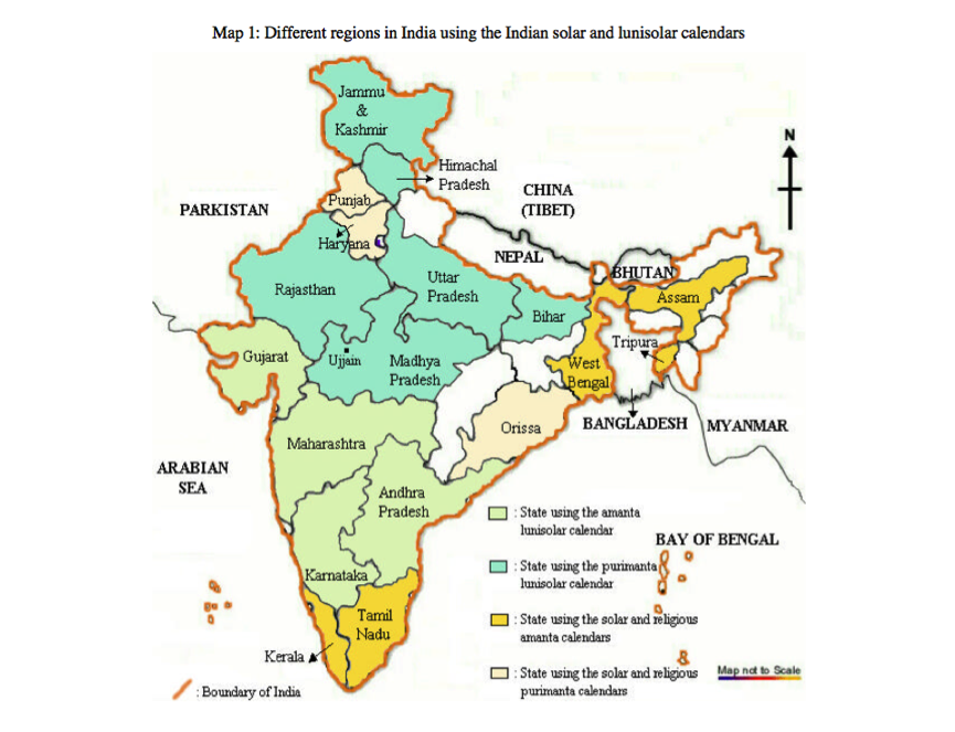 The apparently confusing hindu calendar explained | Sagar World Blog